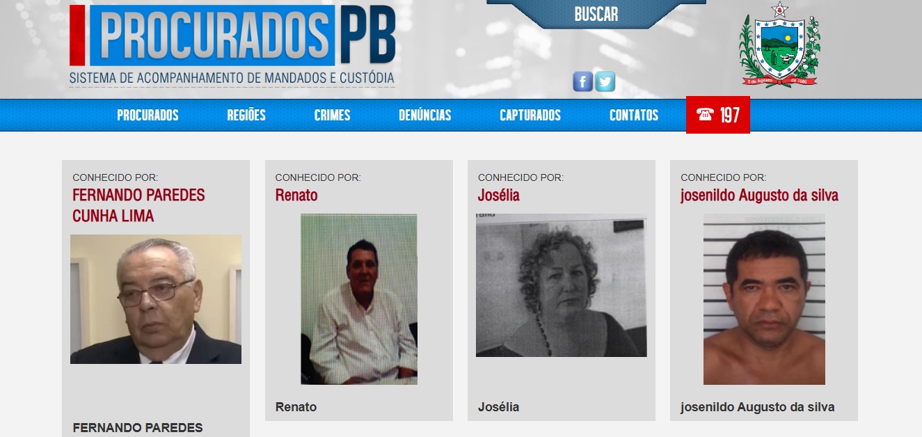 Fernando Cunha Lima é incluído na lista dos mais procurados da Paraíba | WSCOM